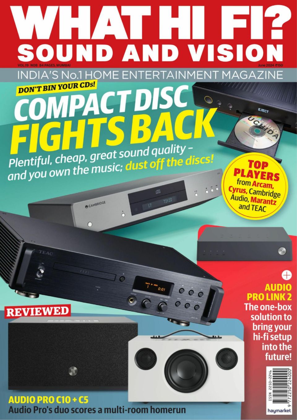 Get digital access to What Hi-Fi Sound and Vision India - June 2024 issue | Magzter.com